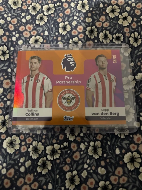 TOPPS PREMIER LEAGUE 2025/2026 Pro Partnership Nathan Collins And Van ...