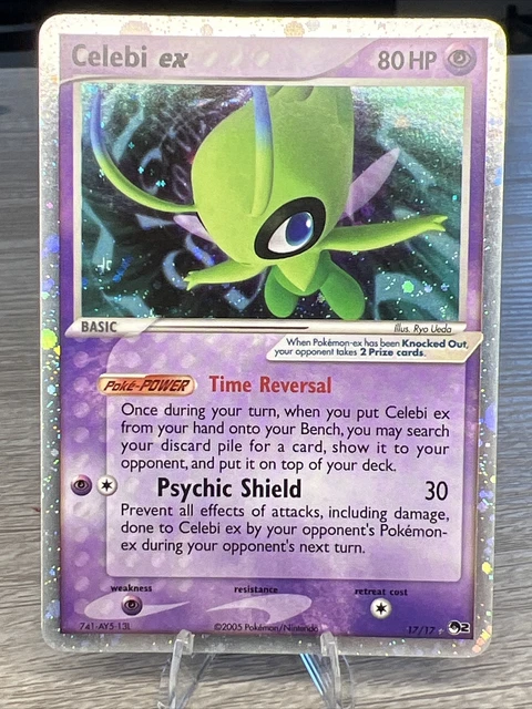 CELEBI EX 17/17 Pokemon TCG Pop Series 2 Holo Holographic LP/MP EUR 22 ...