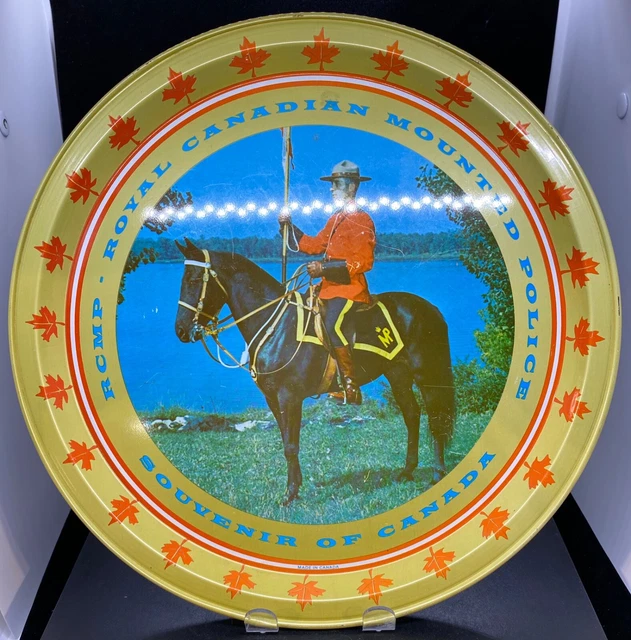 VINTAGE 12.5” RCMP Royal Canadian Mounted Police Souvenir Of Canada ...