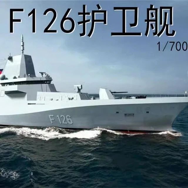 DEUTSCHE 1/700 FREGATTE F126 Zukunft Fregatte Modell 3D bedruckt Harz Schiffsmodell EUR 66,06 ...