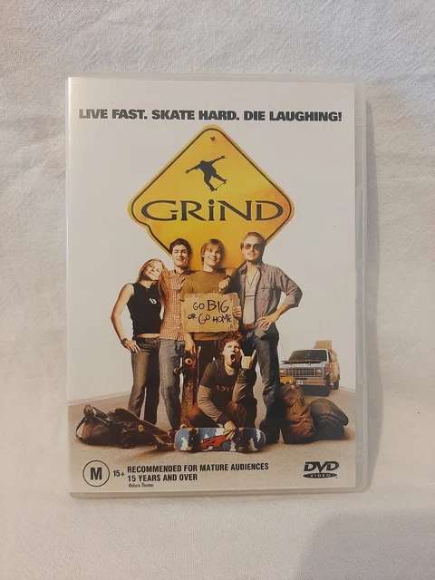 GRIND (DVD, 2003) Skateboarding Movie Adam Brody Tom Green Bam Margera ...