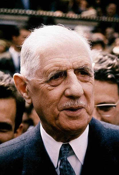 GENERAL CHARLES DE Gaulle in France, circa 1960 Old Photo 1 $9.00 ...