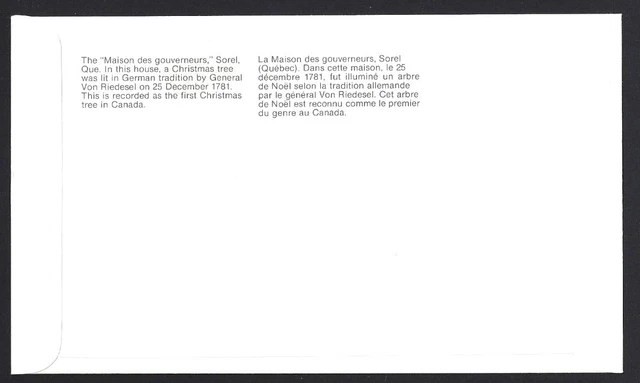 🍁CANADA #901 URpb "Christmas Trees" Brand New 1981 First Day Cover $2. ...