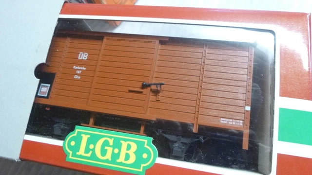 LGB 4035 DB gedeckter Güterwagen Gkw 187 Karlsruhe Spur G OVP EUR 69,90 - PicClick DE