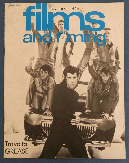 VINTAGE FILM AND Filming Magazine July 1978 John Travolta Grease £19.99 ...