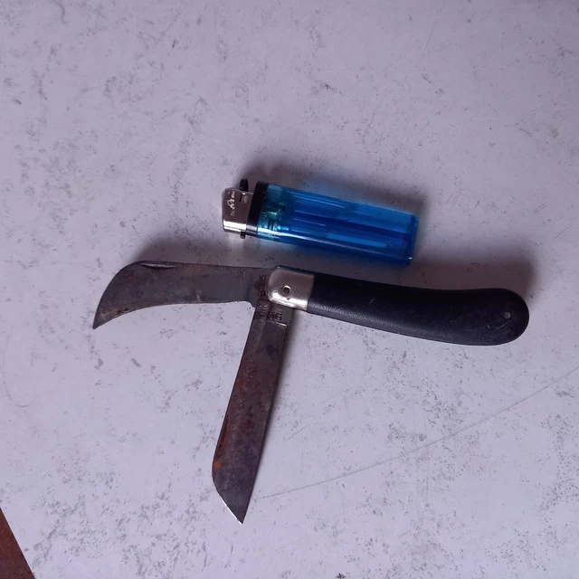 ANCIENNE SERPETTE COUTEAU d électricien 2 lames. EUR 6,00 - PicClick FR