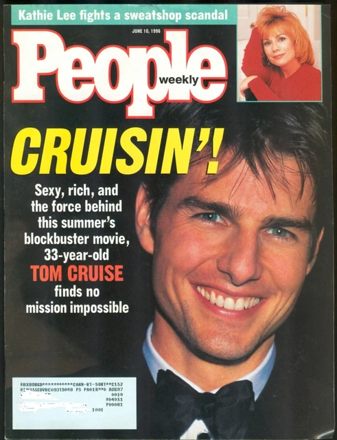 PEOPLE MAGAZINE JUNE 1996 Tom Cruise cover story £2.33 - PicClick UK