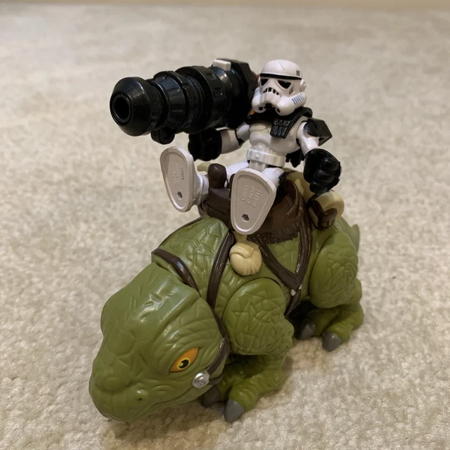 STAR WARS DEWBACK Sandtrooper Toy Action Figure Set Playskool Galactic ...