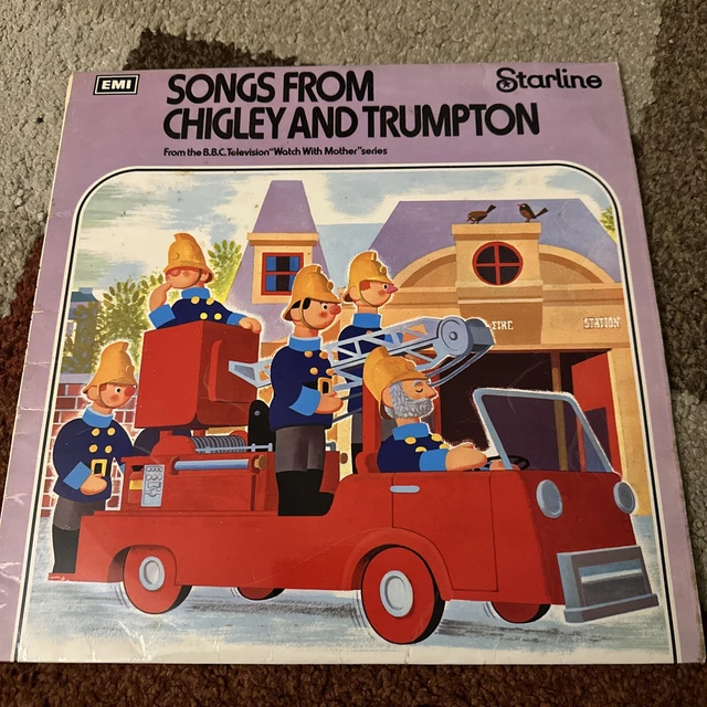 VINTAGE SONGS FROM Chigley and Trumpton - Vinyl LP - Starline BBC -Rare ...