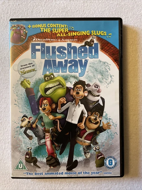 FLUSHED AWAY DVD - Reg 2 - 4 Bonus Content The Super All - Singing ...