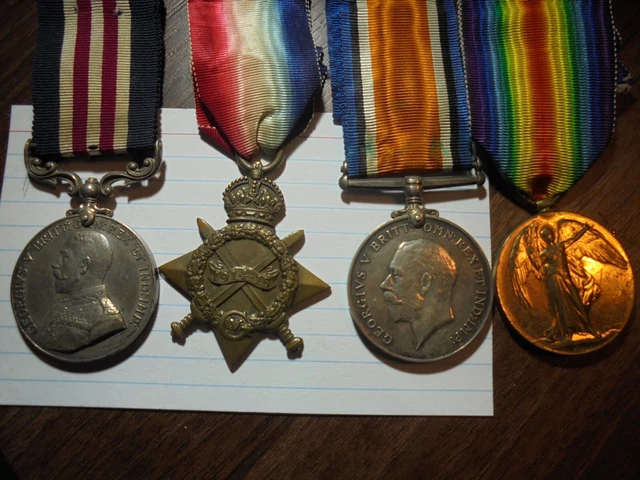 WW1 MILITARY MEDAL group- Pte/LCpl- Royal Army Medical Corps £275.00 - PicClick UK