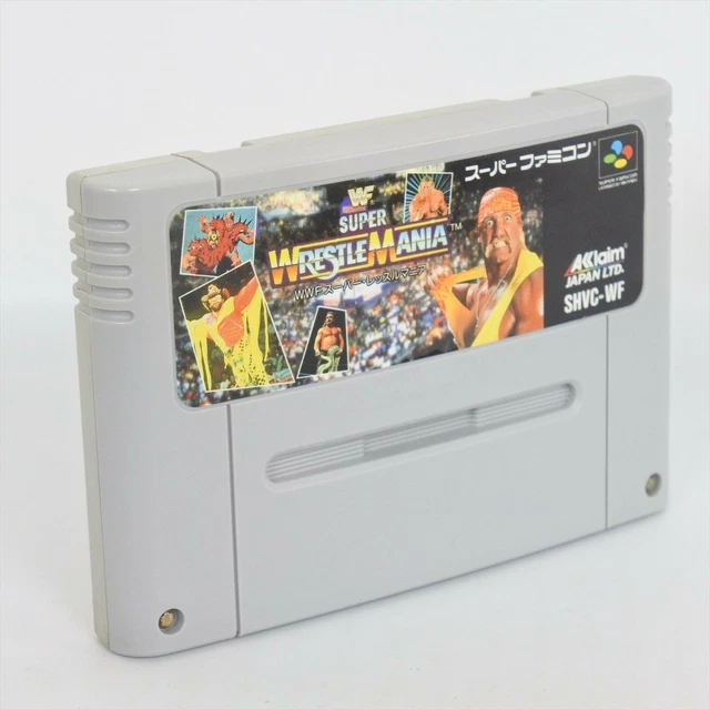 SUPER FAMICOM WWF SUPER WRESTE MANIA wrestle mania Cartridge Only ...