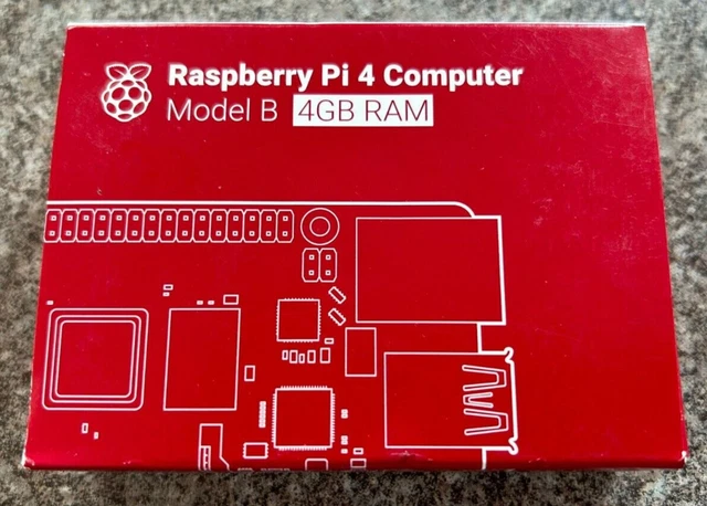 RASPBERRY PI 4 Model B 4GB Brand New Unopened In Original Packaging ...