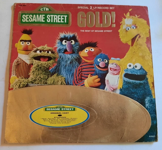 THE SESAME STREET GOLD! Special 2 LP Record Set 1977 Original Cast ...