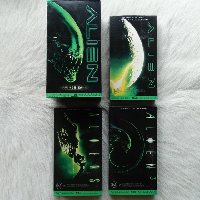 ALIEN MOVIE LOT VHS BOX SET Aliens Vhs Alien 3 Vhs Sci Fi Vhs H. R ...
