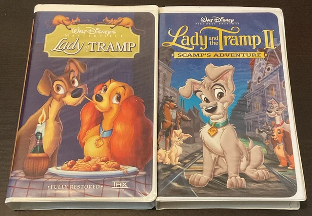 DISNEY'S LADY AND The Tramp 1 & 2 VHS Lot Disney Home Video £6.56 ...