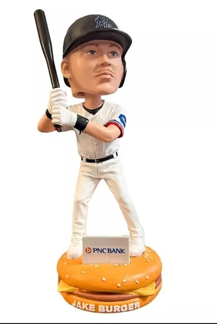 NEUF - SGA Miami Marlins Jake Burger - Burger Bobblehead ! Limité ! EUR ...