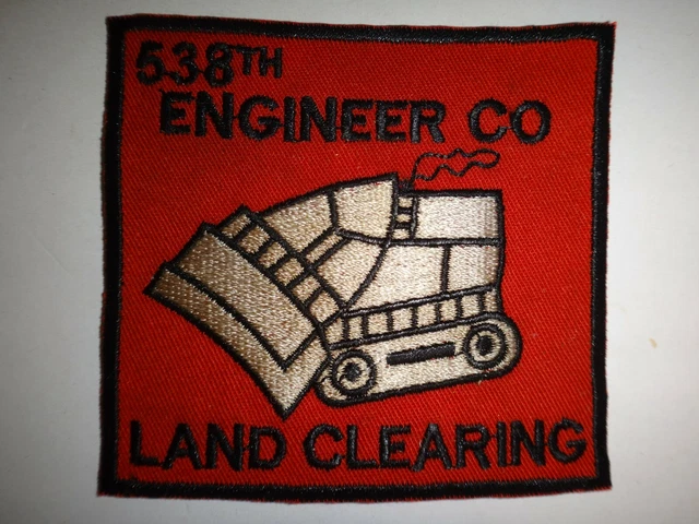 US ARMY 538TH ENGINEER Company "LAND CLEARING" Vietnam War Patch £7.70 ...