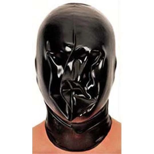 RUBBER RE-BREATHER MASK - Denber Latex Rebreather Hood £21.99 - PicClick UK