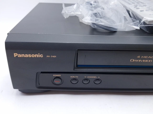 PANASONIC VCR TO Play & Record VHS Tapes Made in Japan PV-7401 w/Remote ...