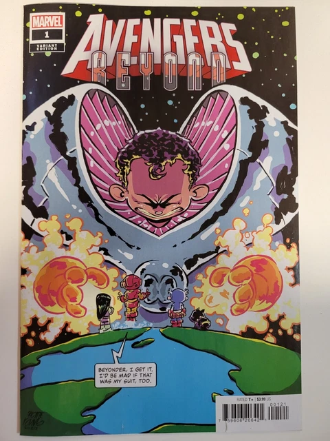 AVENGERS BEYOND #1 Marvel 2023 Series Skottie Young Variant 9.4 Near ...