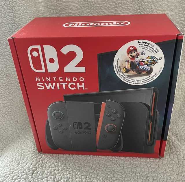 NINTENDO SWITCH 2 Console + Mario Kart World Bundle **SAME DAY FAST ...