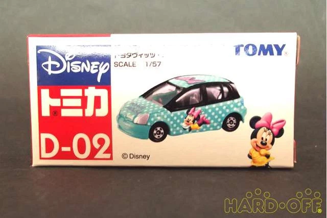 DISNEY TOMICA COLLECTION D 02 Toyota Model Number Vitz Minnie Mouse R ...