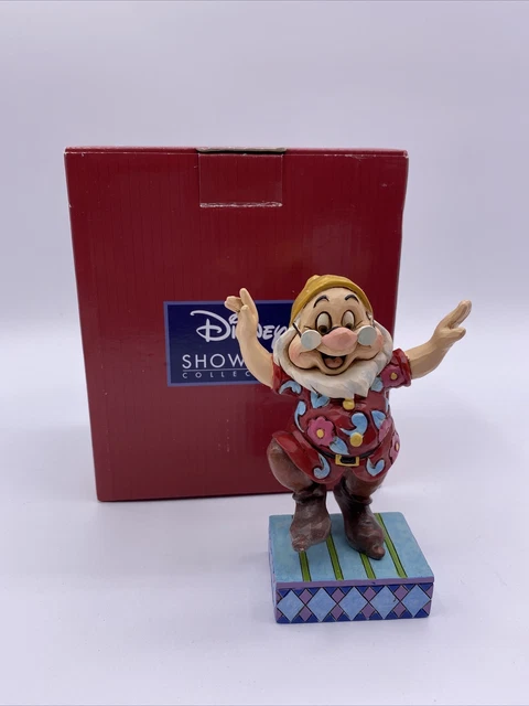 DISNEY TRADITIONS JIM Shore Snow White Seven Dwarfs Dancing Doc 409628 ...