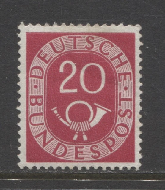 1951 POSTE FÉDÉRALE 20 pfennigs cor postal timbre inutilisé EUR 1,20 ...