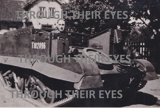 ORIGINAL WW2 PHOTO Universal Bren Carrier The Cameronians Germany from ...