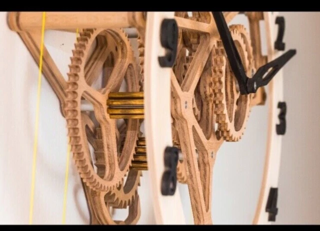 CLOCK GEAR LASER cut vector dxf cdr 2d files cnc router plasma cutting ...