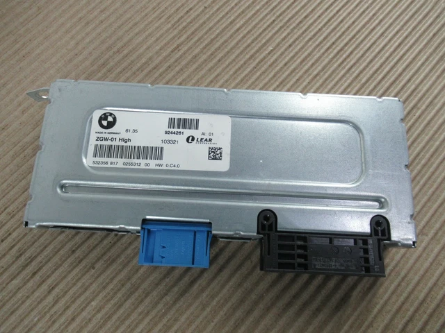 CENTRAL GATEWAY CONTROL Module ZGW-01 High BMW OEM F10 F11 9244261 EUR ...