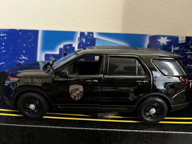 1/24 SCALE DIECAST Maryland State Police Ghost Unit Ford Explorer SUV ...