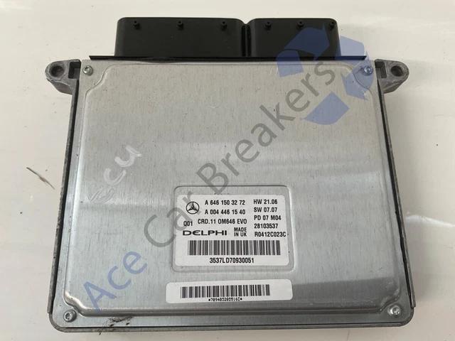 MERCEDES E CLASS W211 Facelift 06-09 Engine Control Unit ECU ...