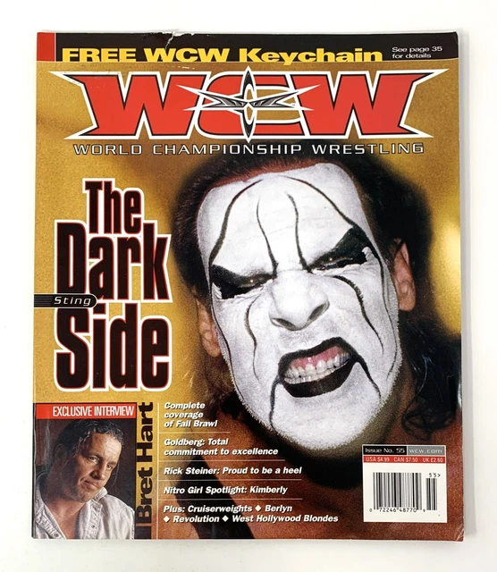 1999 WCW MAGAZINE Oct #55 STING THE DARK SIDE Fall Brawl-Goldberg-Steiner Good £11.17 - PicClick UK