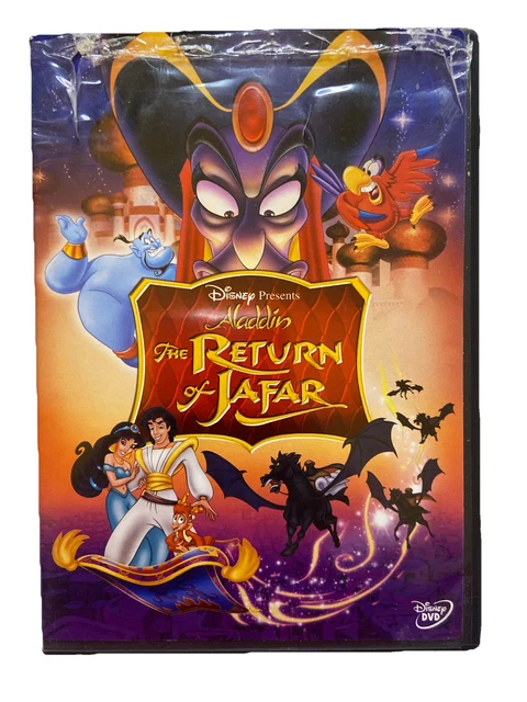 THE RETURN OF Jafar Dvd Animated Disney Aladdin Sequel Tested Works ...