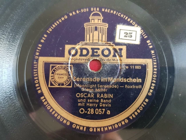 OSCAR RABIN - Moonlight serenade/ Hamps Boogie Woogie Schellack 78 rpm ...