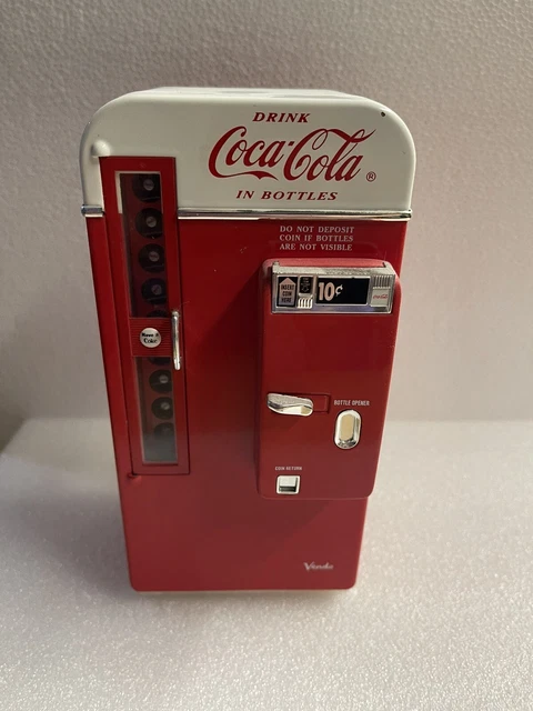 COCA-COLA METAL MINI Vending Machine Coin Bank Vintage $20.00 - PicClick