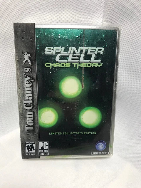 TOM CLANCY'S SPLINTER CELL CHAOS THEORY Steel case PC Limited ...