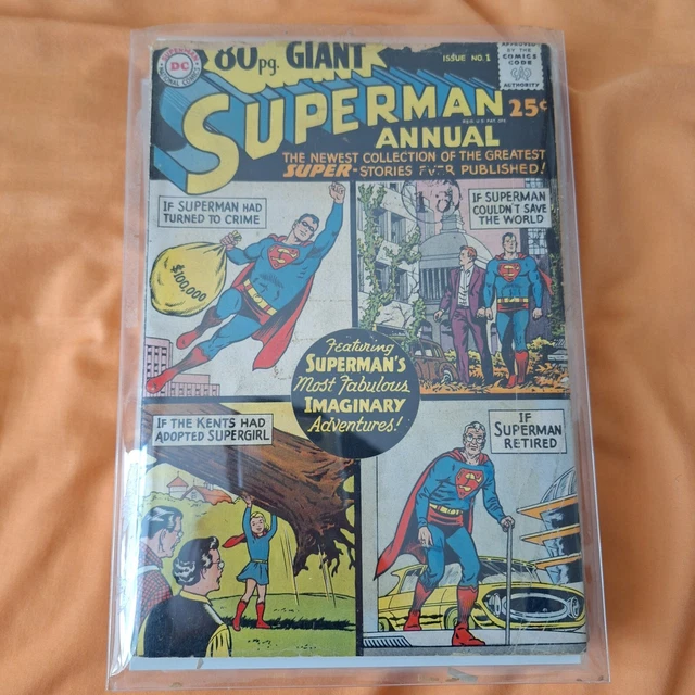 SUPERMAN ANNUAL FIRST Issue 80 Page Giant Comic Book EUR 38,51 ...