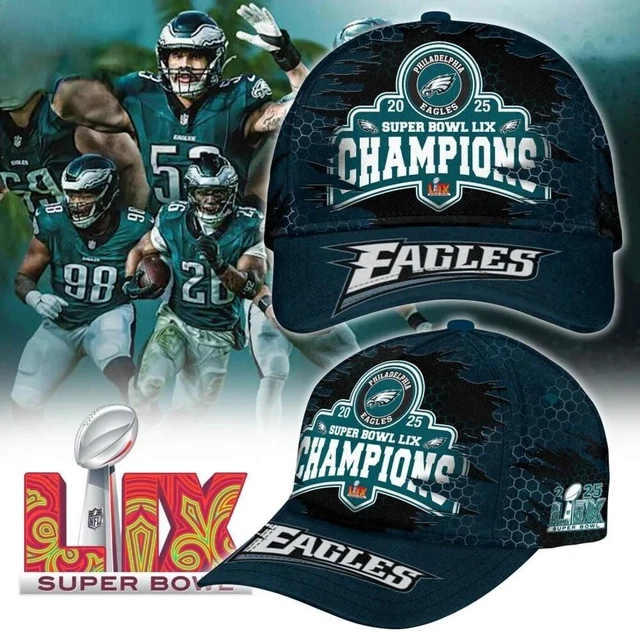 PHILADELPHIA EAGLES SUPER Bowl LIX Champions Limited Edition Cap $35.58 ...