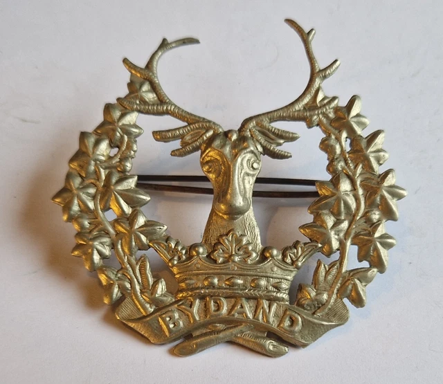 SCOTTISH THE GORDON Highlanders BYDAND Military British Army Lugs Cap ...