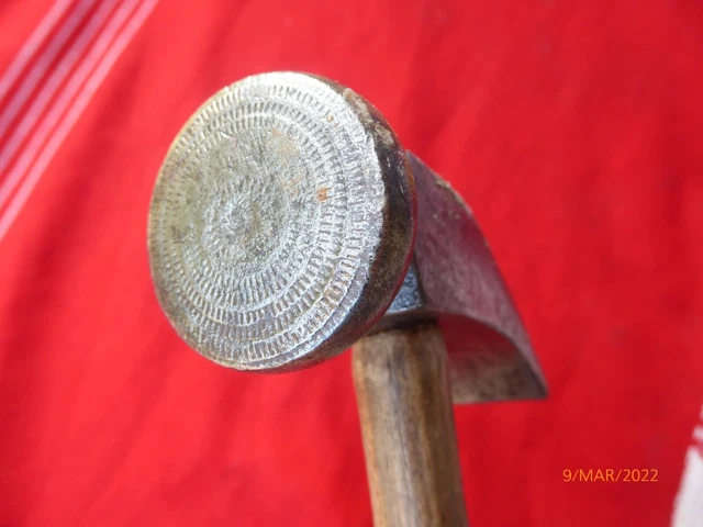 MARTEAU DE CORDONNIER travail du cuir outil ancien enclume EUR 15,00 ...