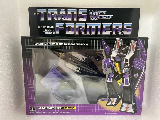 NEW TRANSFORMERS G1 Skywarp Reissue Action Figure Misb 80's Toy £72.60 ...