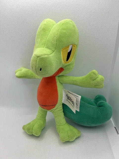 TREECKO POKEMON PLUSH Toy Green Soft Toy Jazwares Gift £12.99 - PicClick UK