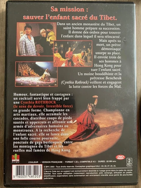 DVD LE PRINCE DU TIBET KUNG-FU Cynthia ROTHROCK EUR 6,00 - PicClick FR
