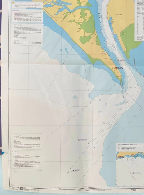 ADMIRALTY 8032 PORT APPROACH GUIDE KARACHI Map Chart Maritime Genius ...