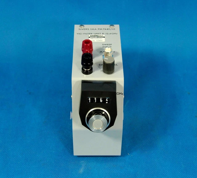 SIVERS IMA PM7440/01 YIG Filter Unit 8-12.4GHz £605.06 - PicClick UK
