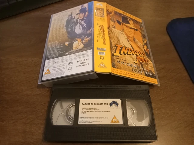 INDIANA JONES AND The Raiders Of The Lost Ark VHS Video £1.29 - PicClick UK