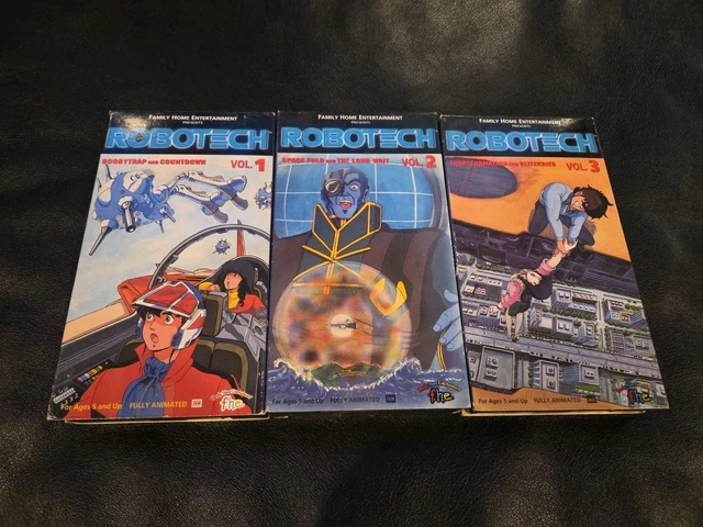 ROBOTECH VHS LOT 1-3 Anime Vhs Set Of 3 (VHS, 1993) Space Fold £10.55 ...
